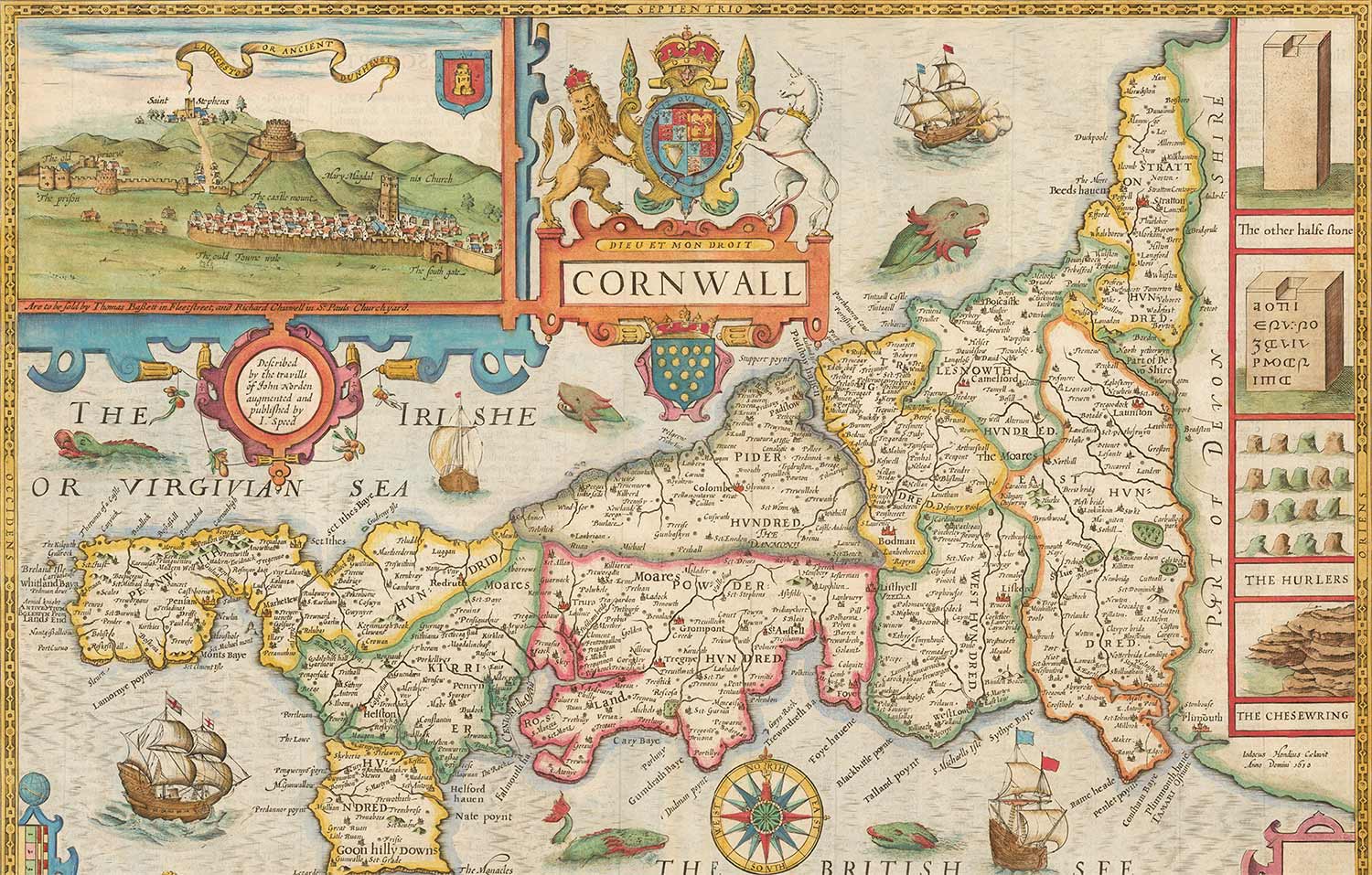 John Speed Maps: County Maps & World Maps, 1611 to 1627 – The Unique ...