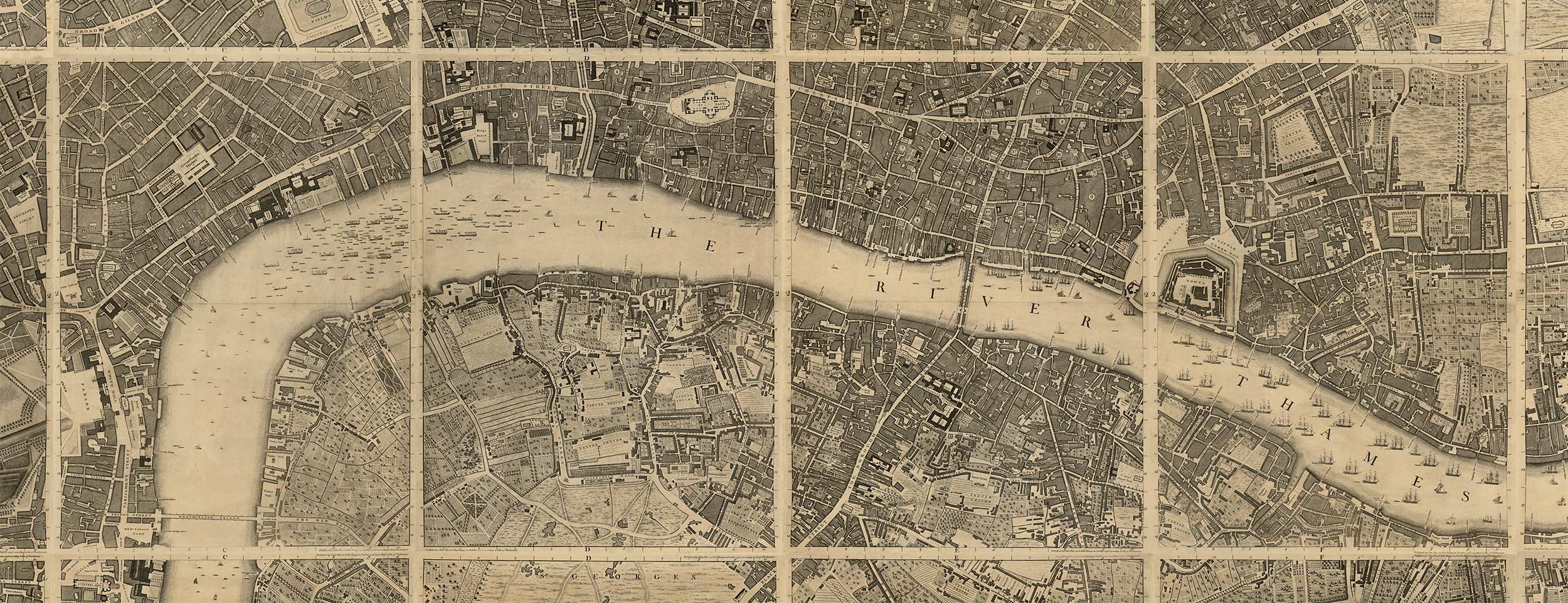 John Rocque's Maps of London – The Unique Maps Co.
