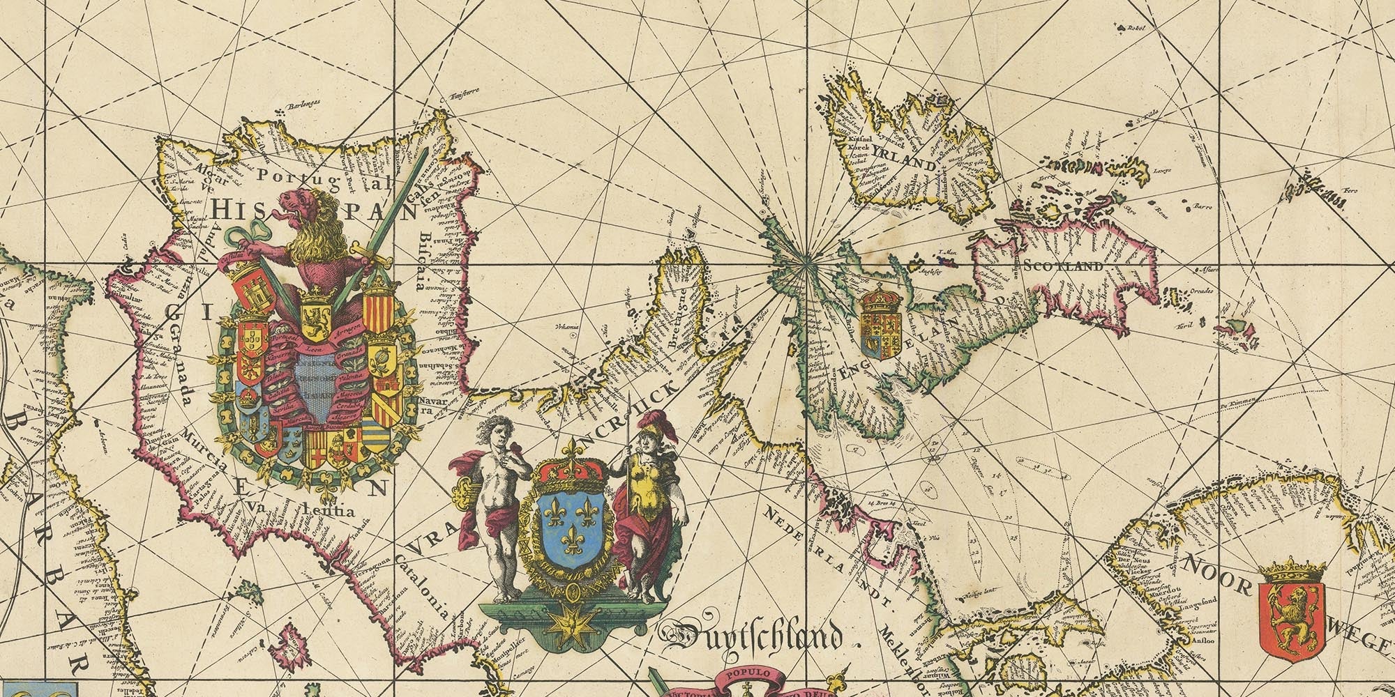 Old Nautical Charts & Maps – The Unique Maps Co.