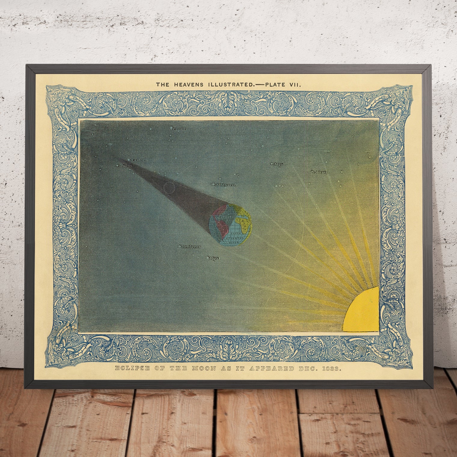Eclipse of The Moon as it Appeared in Dec. 1833 by Duncan Bradford, 18 ...