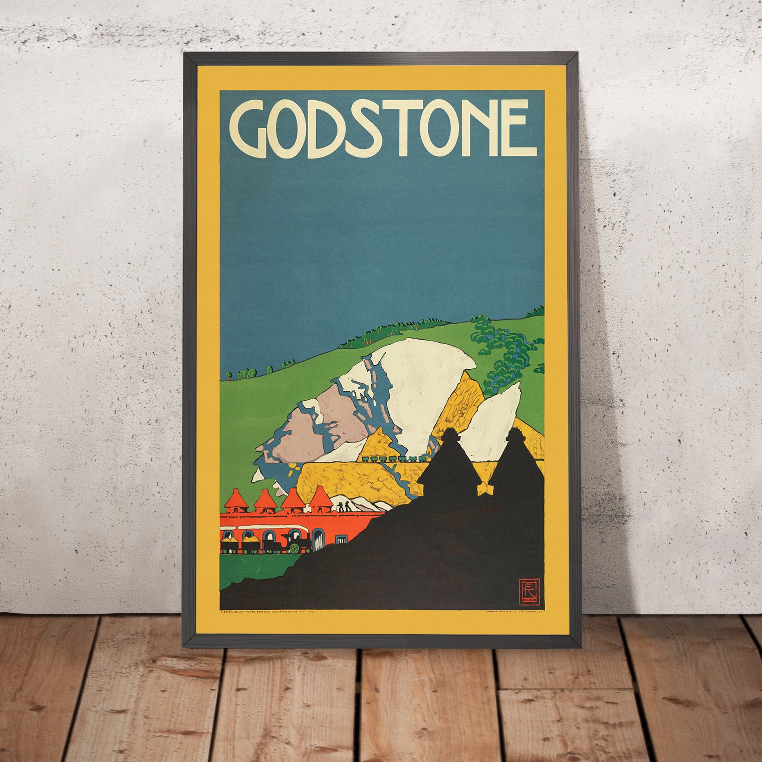 Godstone Travel Poster: London Underground by Edward McKnight Kauffer ...