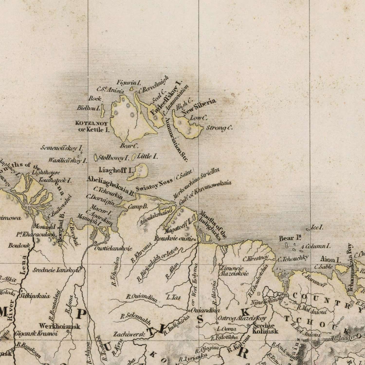 Old Map of the World by Wyld, 1837: Mercator Projection, Nautical Grid ...