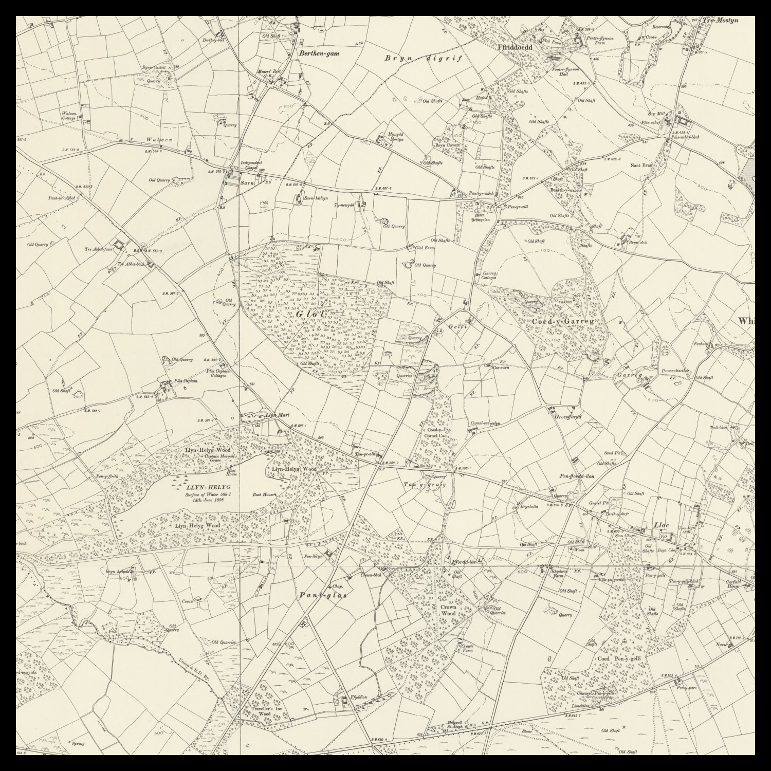 Personalised Old Map of Prestatyn – The Unique Maps Co.
