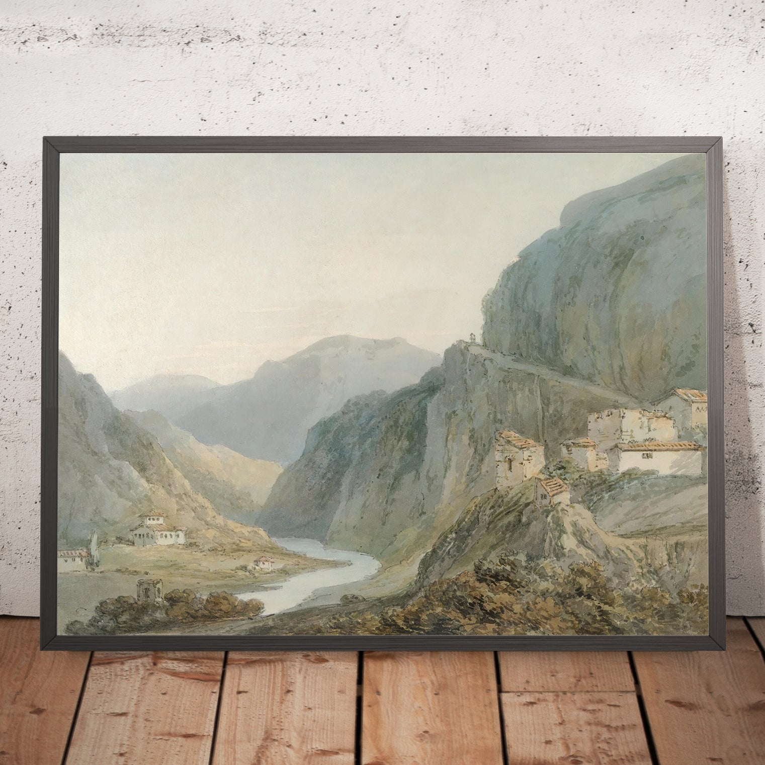 Ascent To The Cascade Of Terni by Turner, 1800 – The Unique Maps Co.
