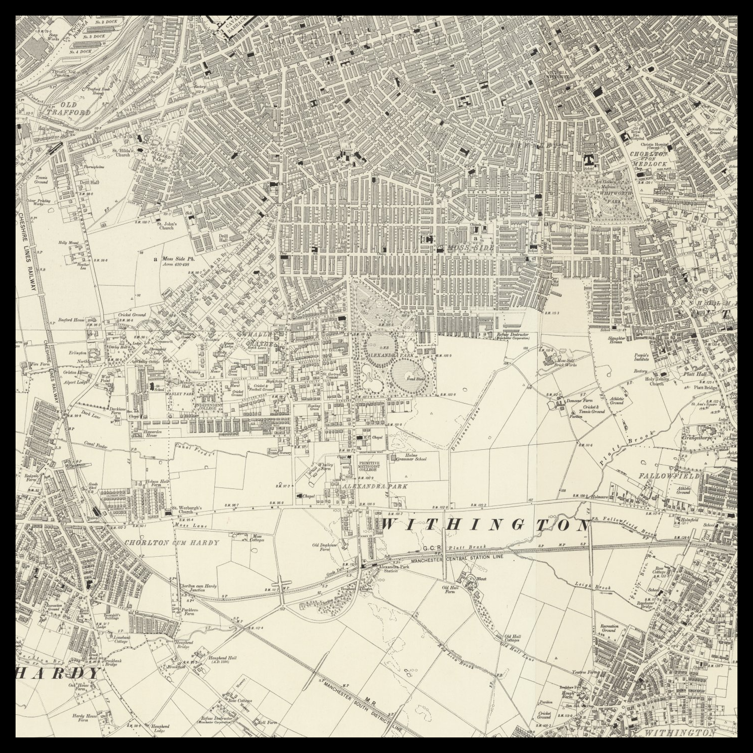 Personalised Old Map of Sale – The Unique Maps Co.