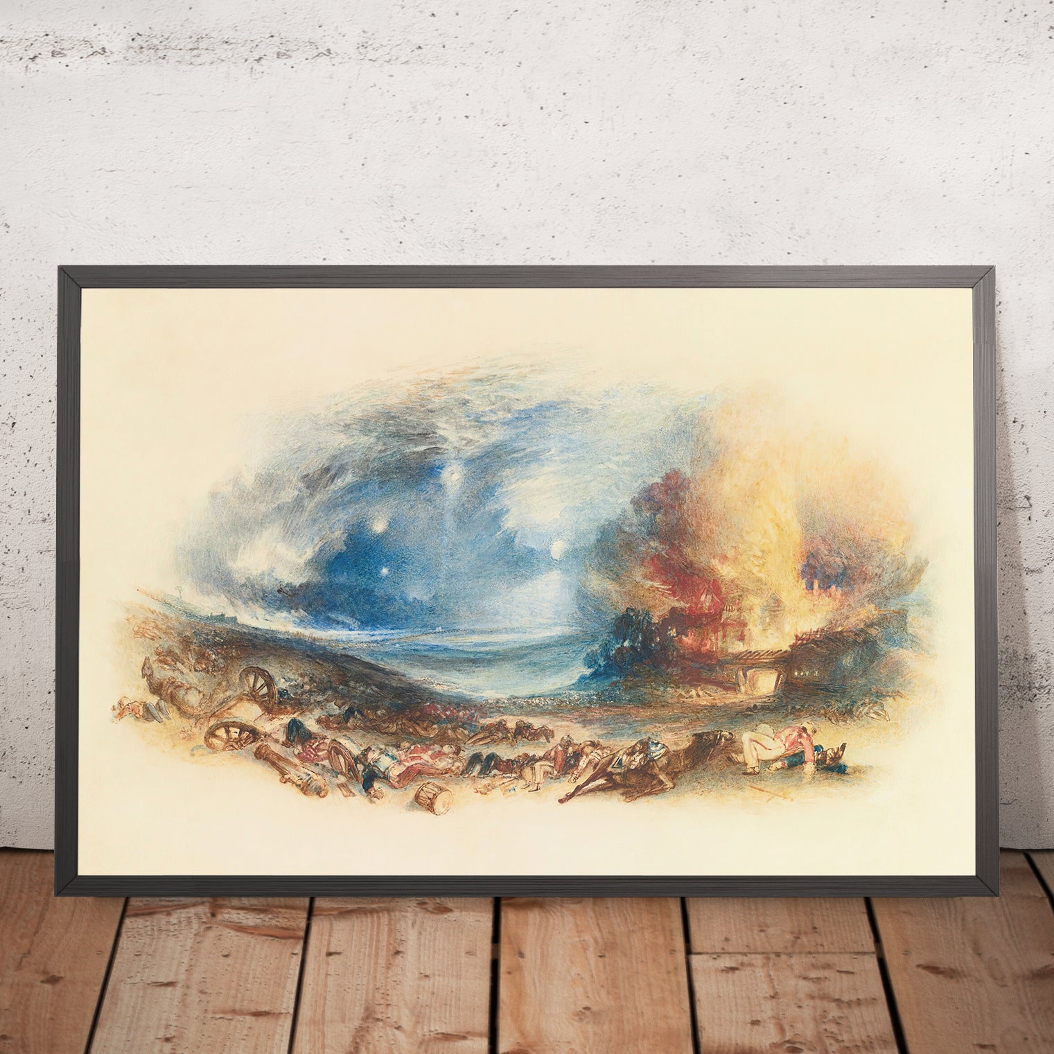 The Field Of Waterloo Seen From Hougoumont by Turner, 1833 – The Unique ...