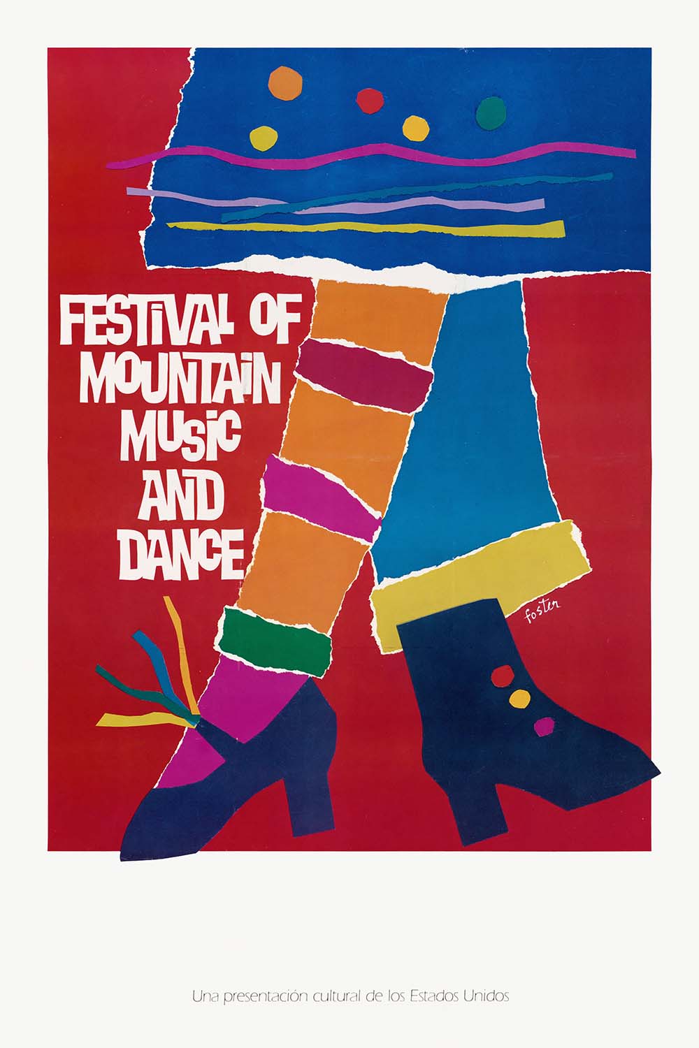 United States Travel Poster: Festival of Mountain Music and Dance, 195 ...