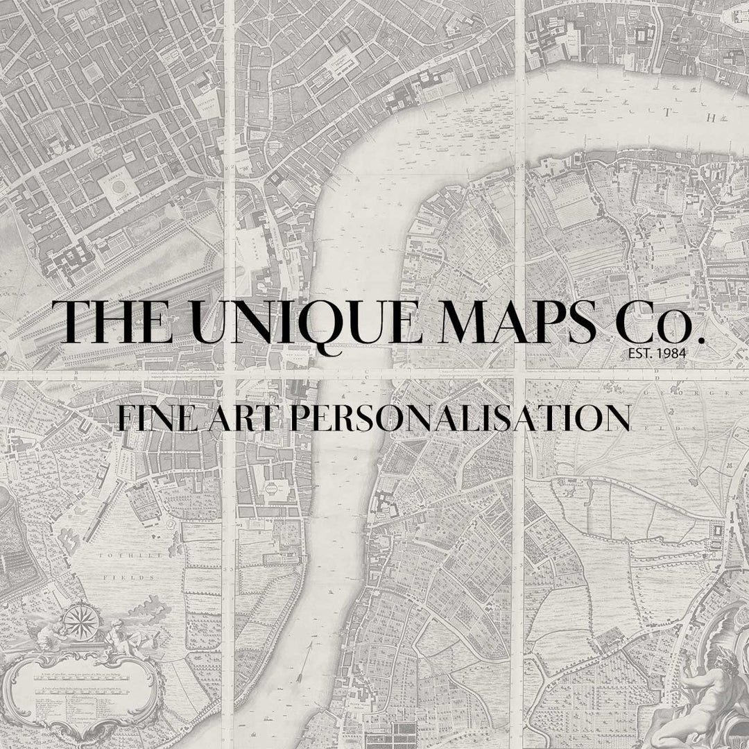 Art personalisation – The Unique Maps Co.