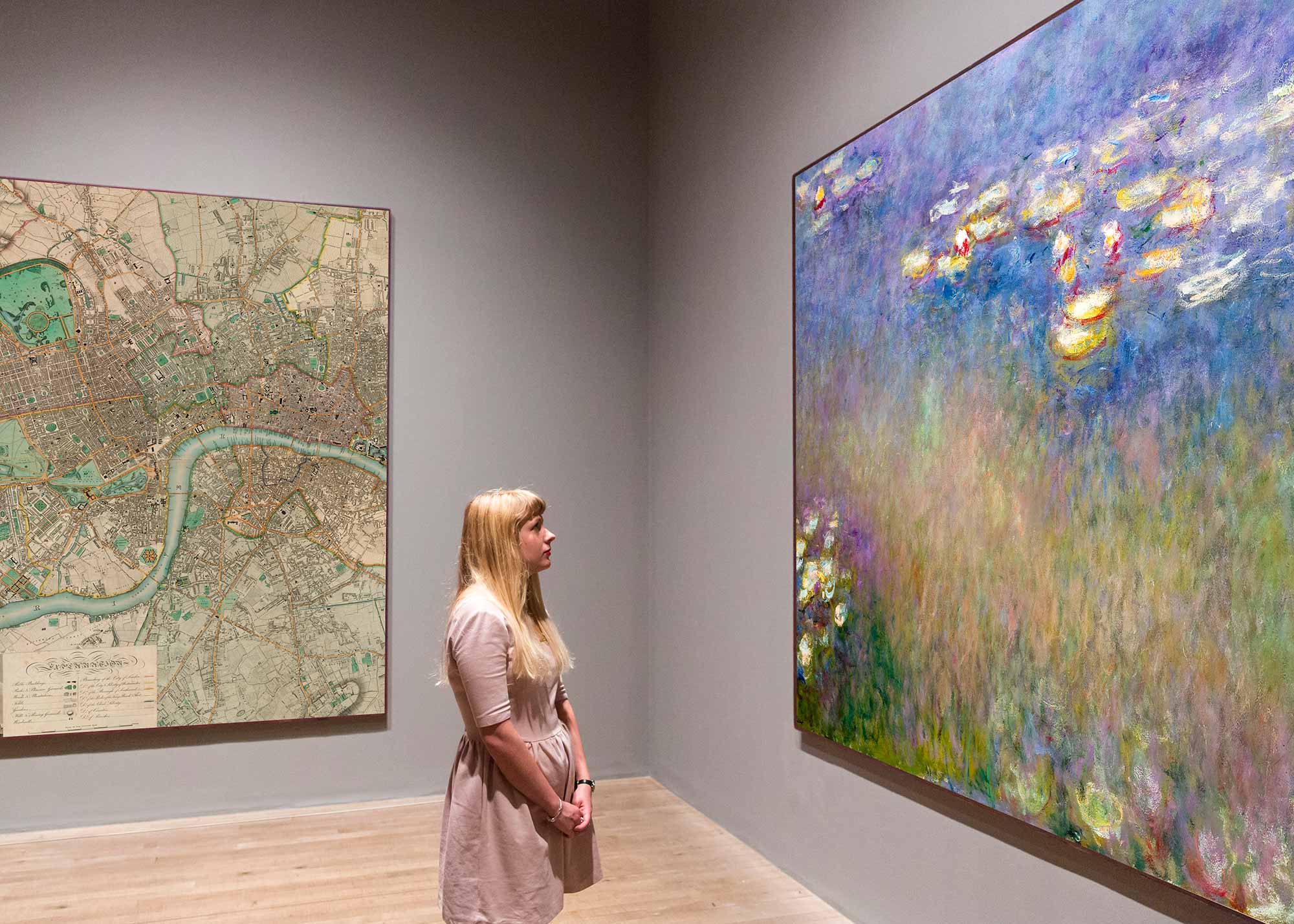 Water Lilies by Claude Monet, 1915 – The Unique Maps Co.